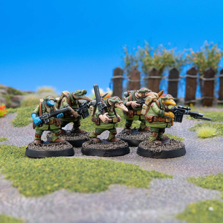 Quar Crusader infantry individual frame – McDougall Designs