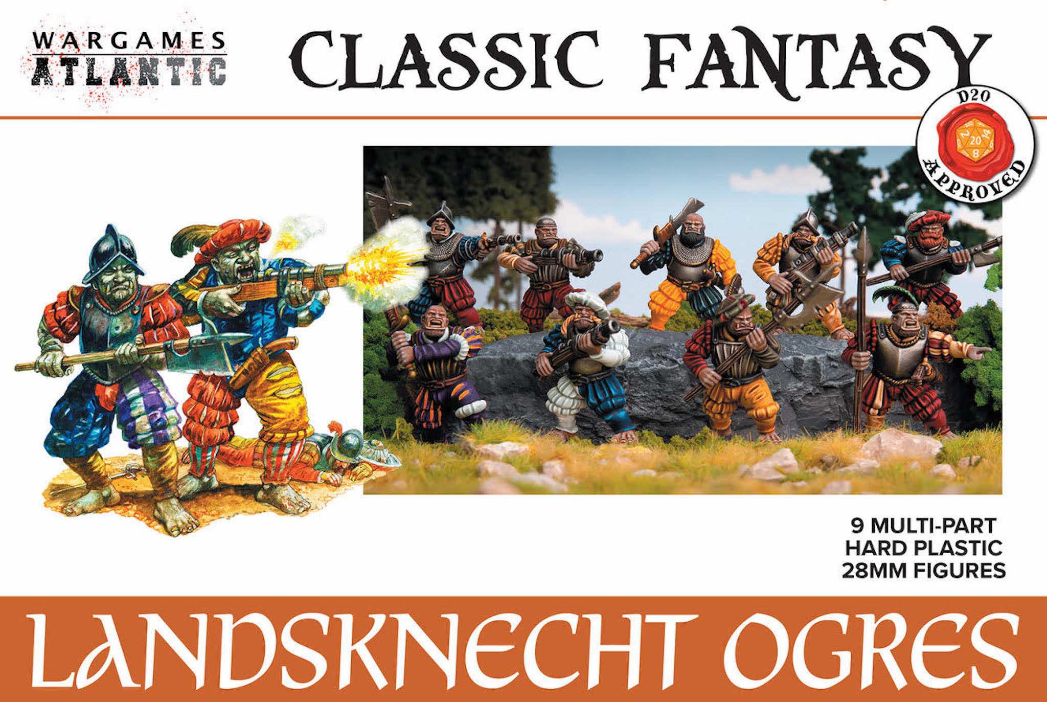Wargames Atlantic landsknecht ogre boxed set – McDougall Designs