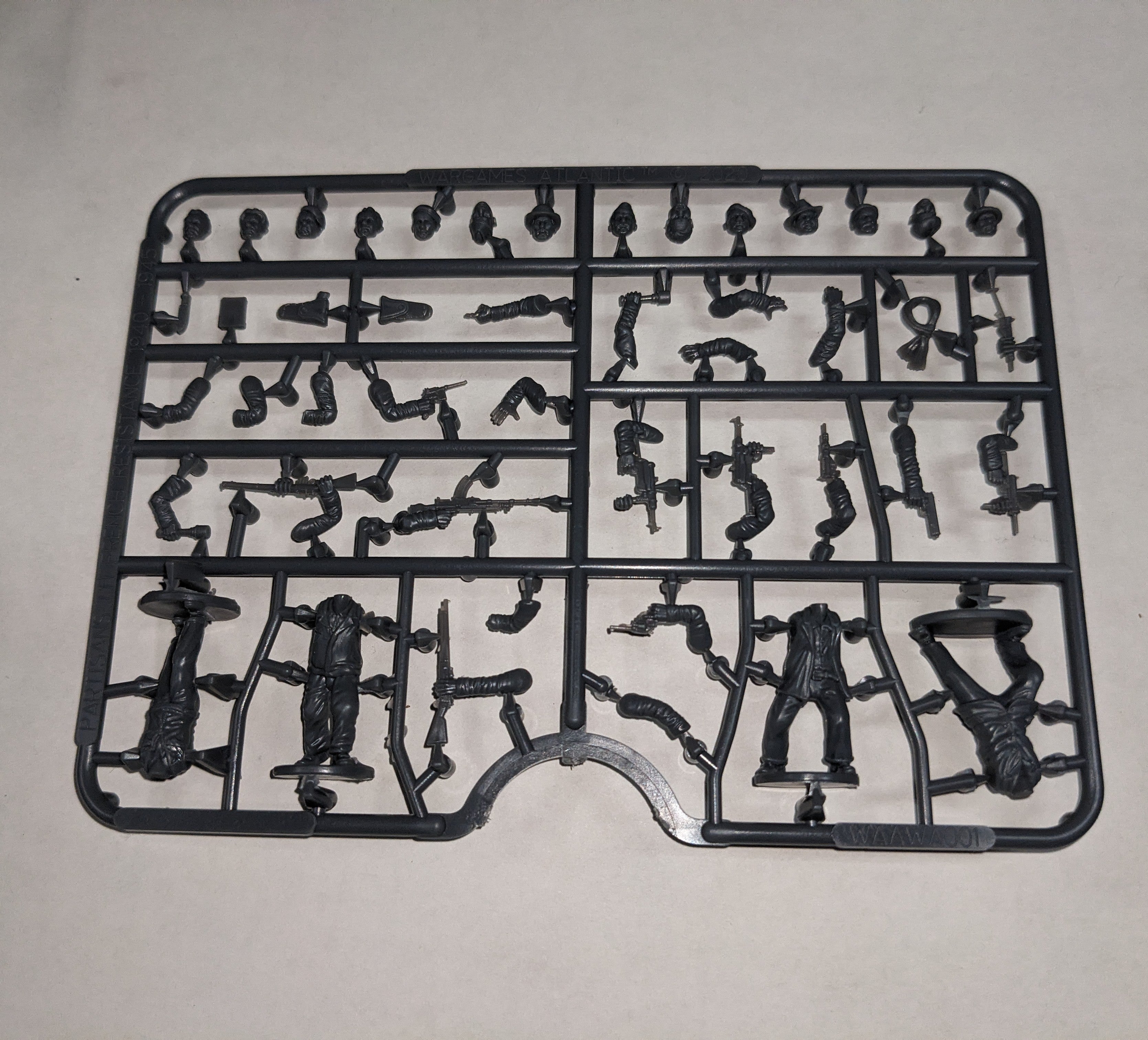 World Ablaze French Partisans sprue – McDougall Designs