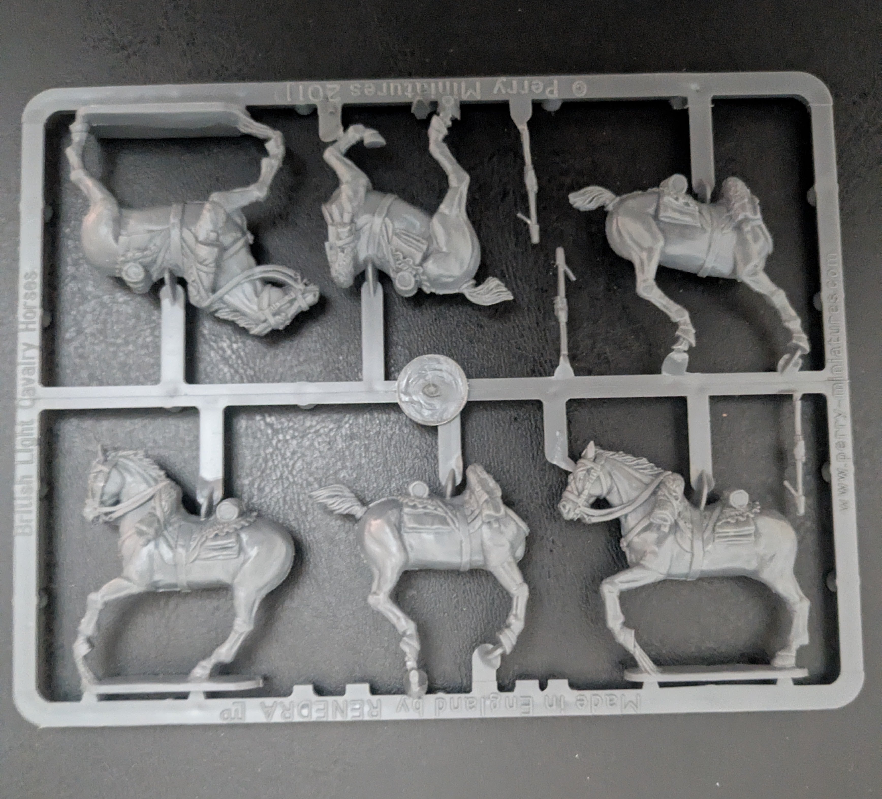 Perry Miniatures British light Dragoon horses Frame – McDougall Designs