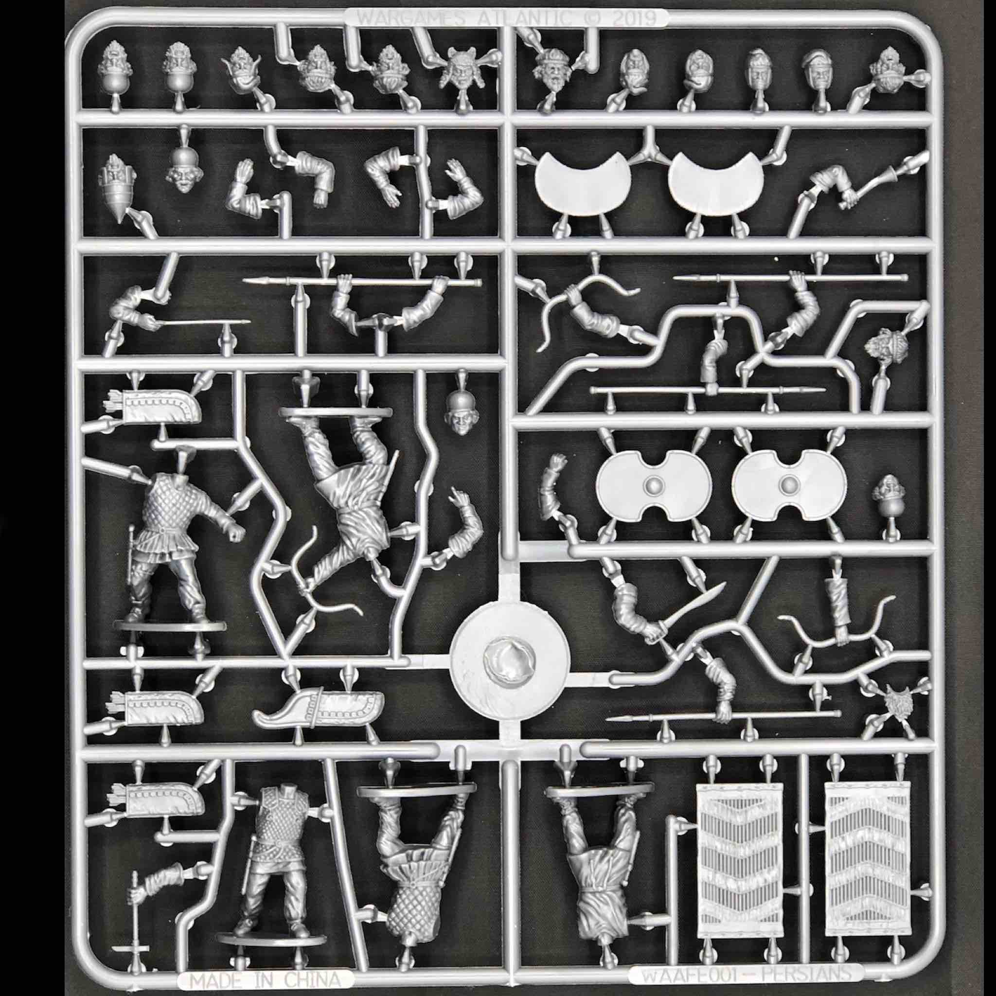 Wargames Atlantic Persian infantry individual Frame – McDougall Designs