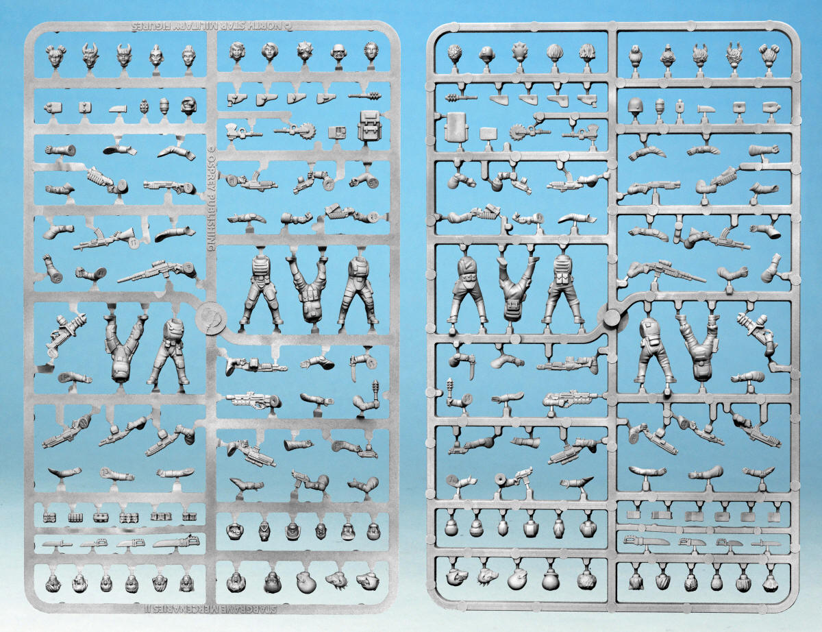 Stargrave Mercenaries II single sprue (Limited stock) – McDougall Designs