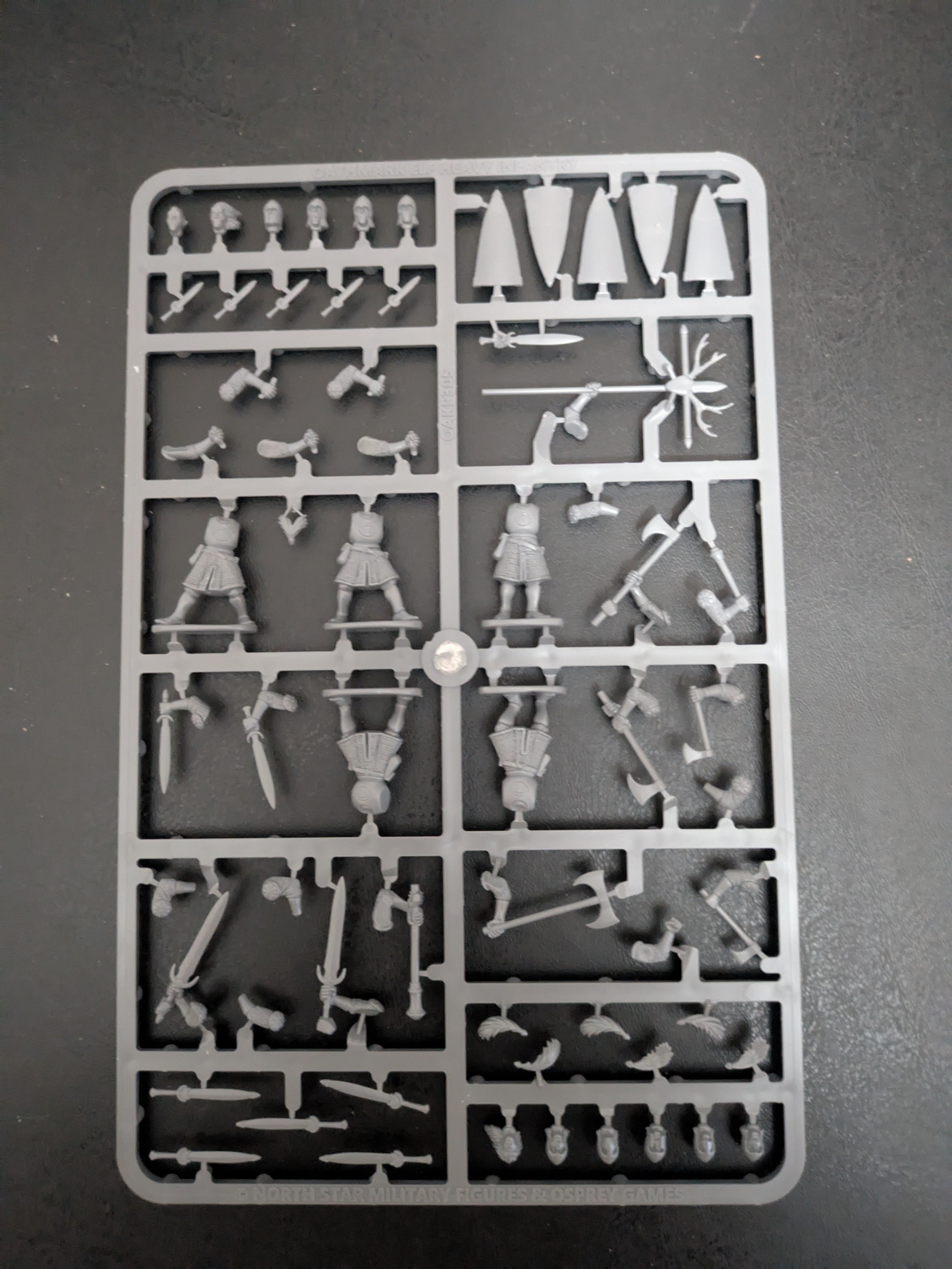 Oathmark Elf Heavy Infantry single sprue (Limited stock) – McDougall ...