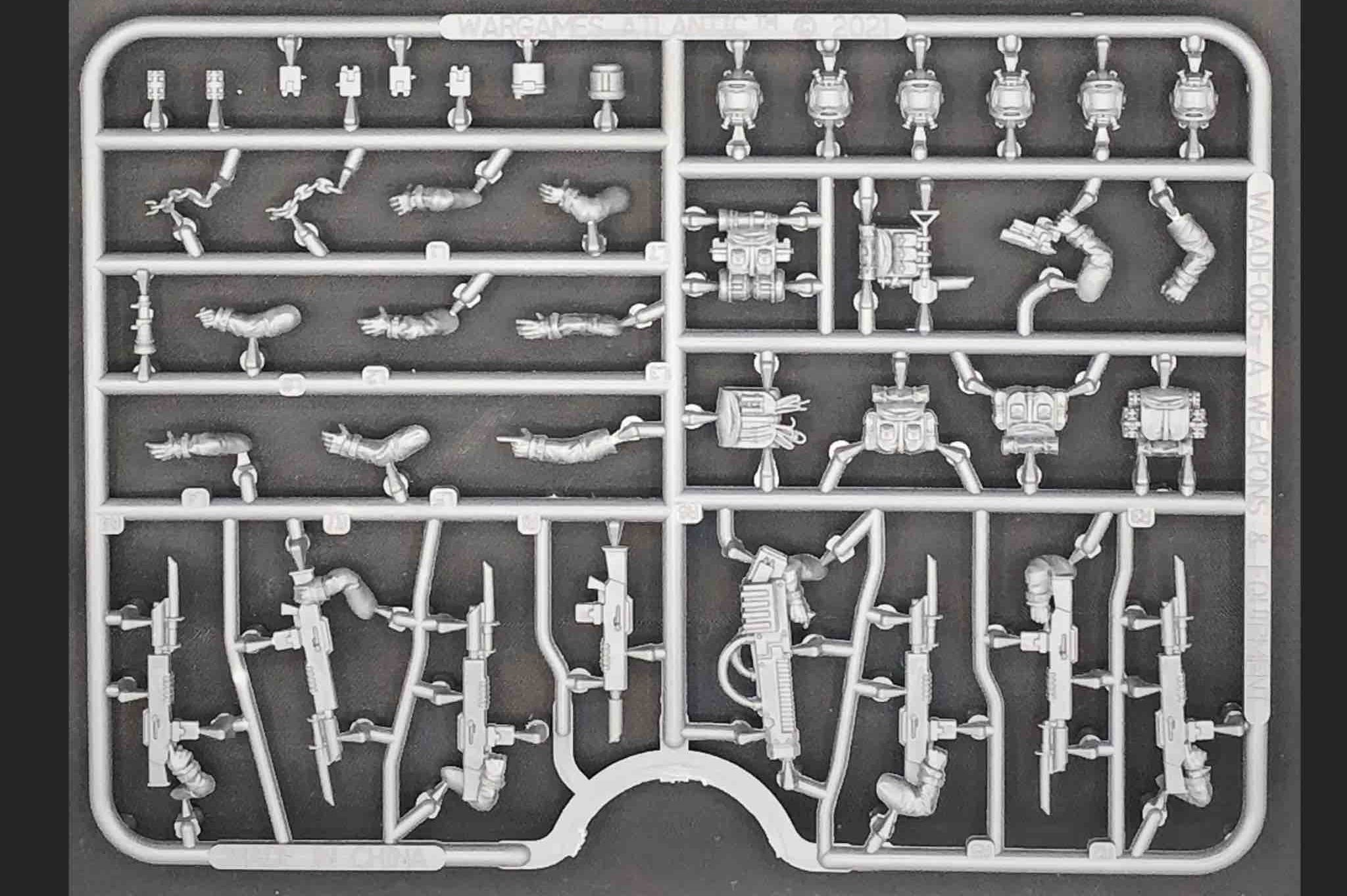 Cannon Fodder (1) weapons sprue – McDougall Designs